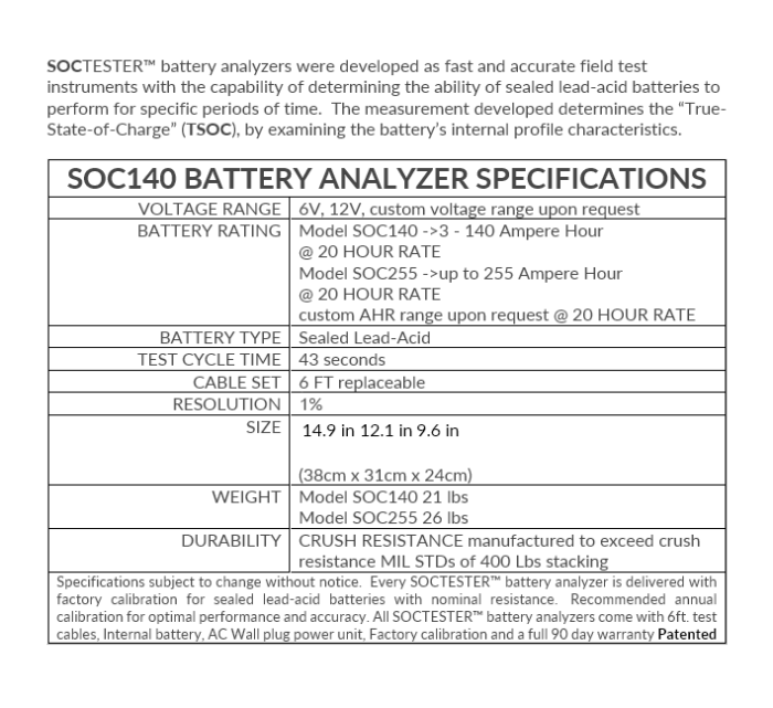 Discover The Industry Leading Battery Analyzer For Quick And Reliable ...